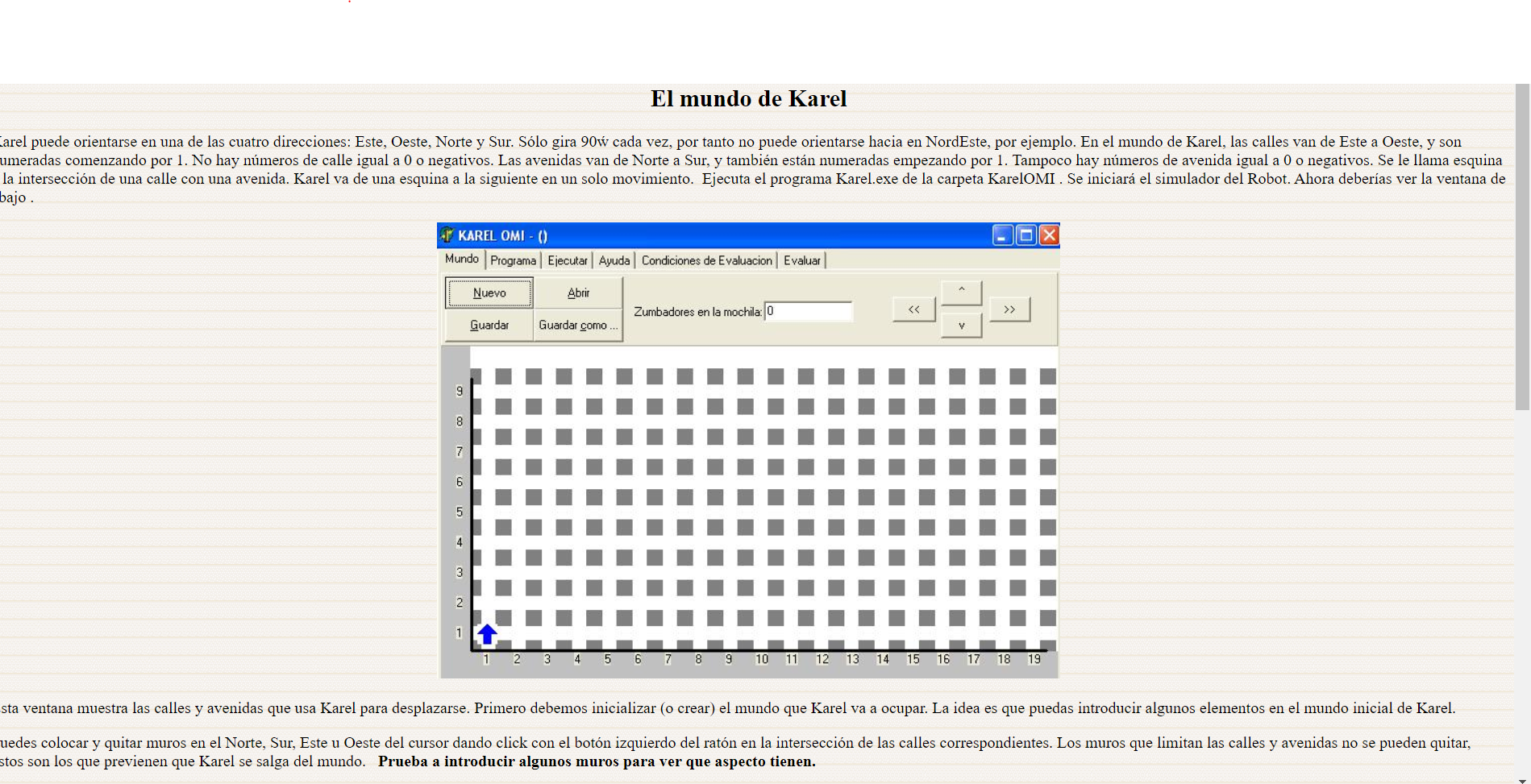 [Feature] El tutorial de Karel debería usar Karel.js y no OmiKarel ...