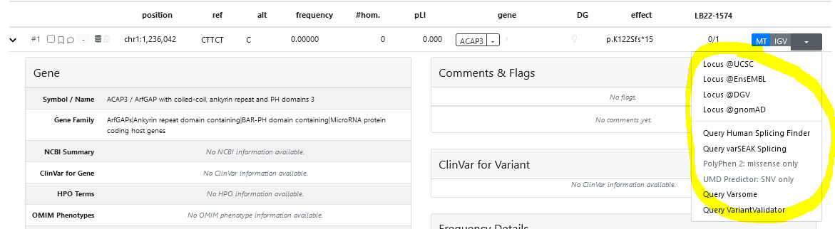 Linkout to Genoox Franklin · Issue #748 · varfish-org/varfish-server ...