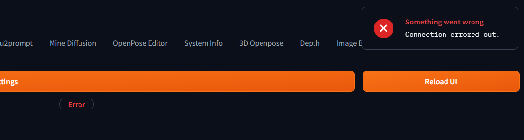 [Bug]: Can not save settings · Issue #9154 · AUTOMATIC1111/stable-diffusion-webui · GitHub