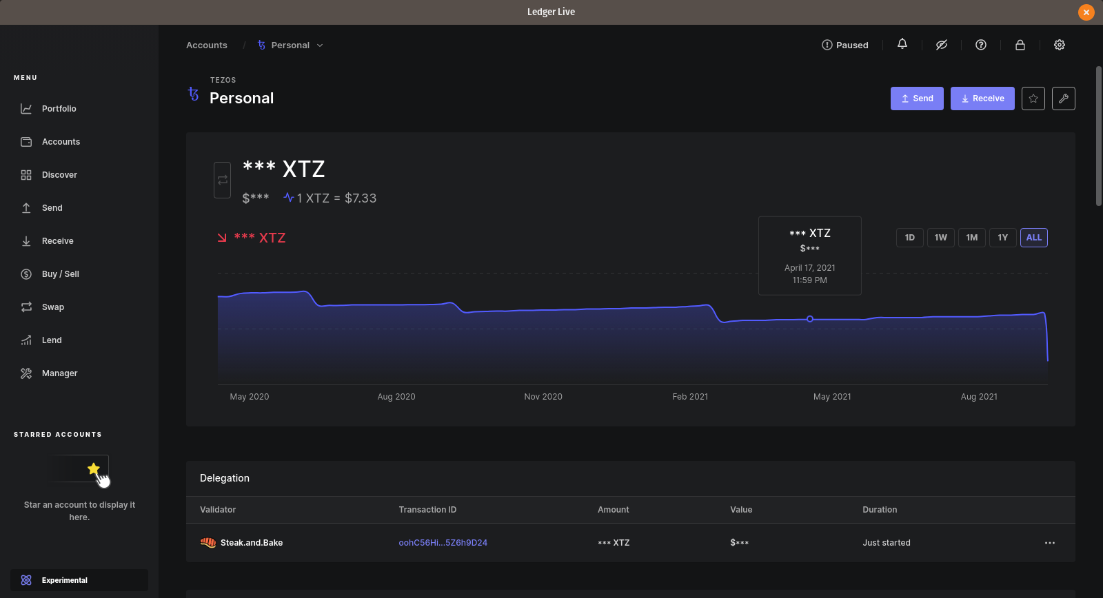 Tezos graphing bug when changing validator · Issue #4198 · LedgerHQ/ledger-live-desktop · GitHub