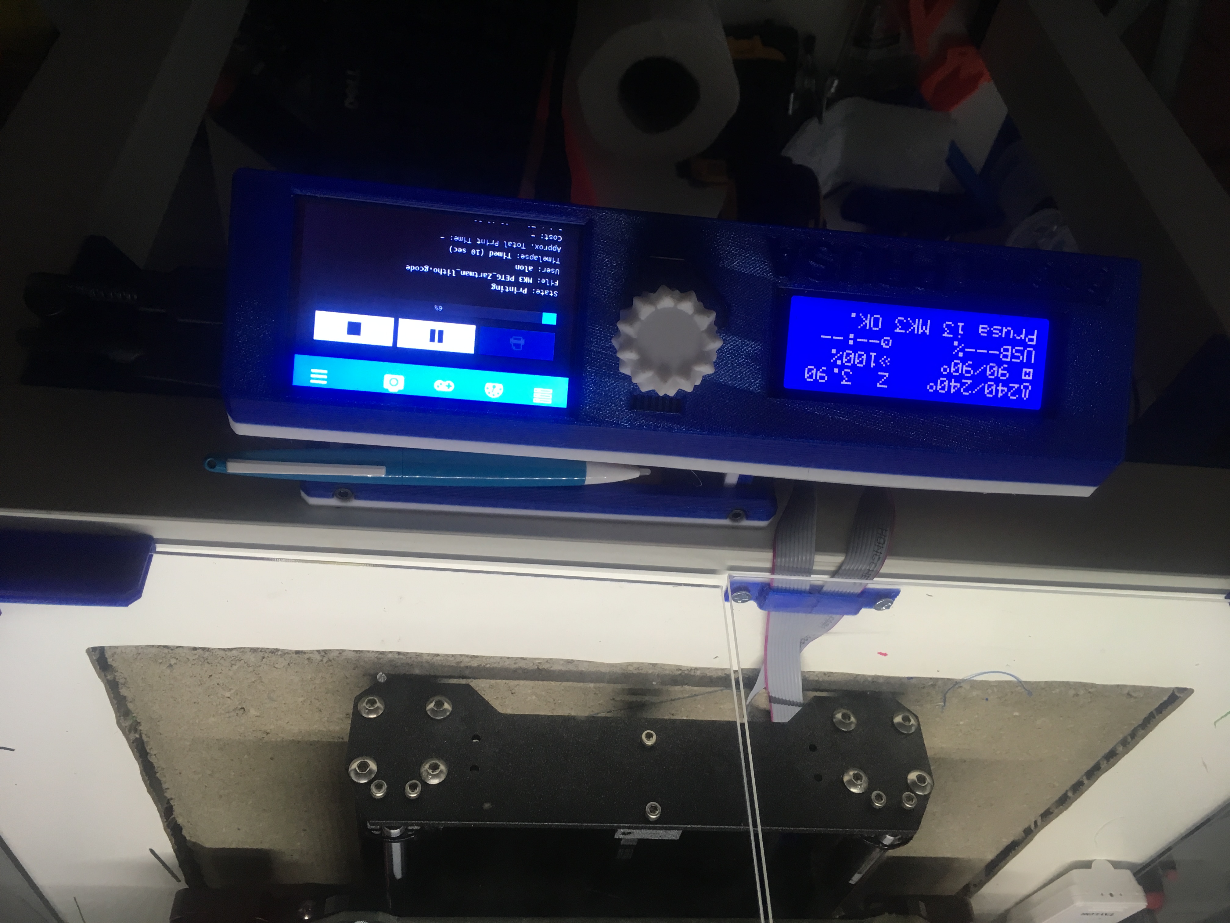 Bed Visually Disappeared, Printer not displaying timer · Issue #2942 ...