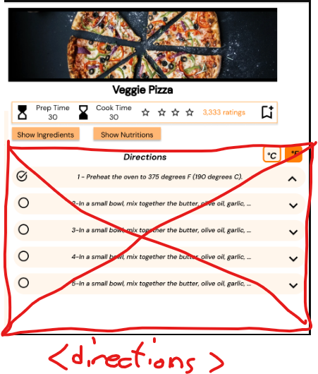 Create Recipe Info Web Component · Issue #123 · cse110-fa21-group27/cse110-fa21-group27 · GitHub