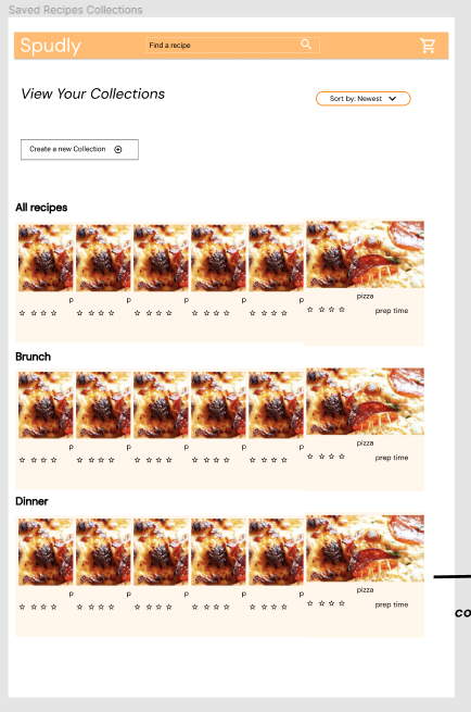 Recipe Collections (front-end) · Issue #197 · cse110-fa21-group27/cse110-fa21-group27 · GitHub