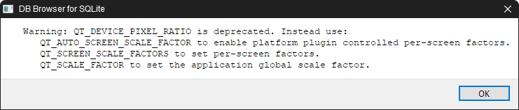 Warning: QT_DEVICE_PIXEL_RATIO is deprecated....at every launch....see picture.... · Issue #2770 ...