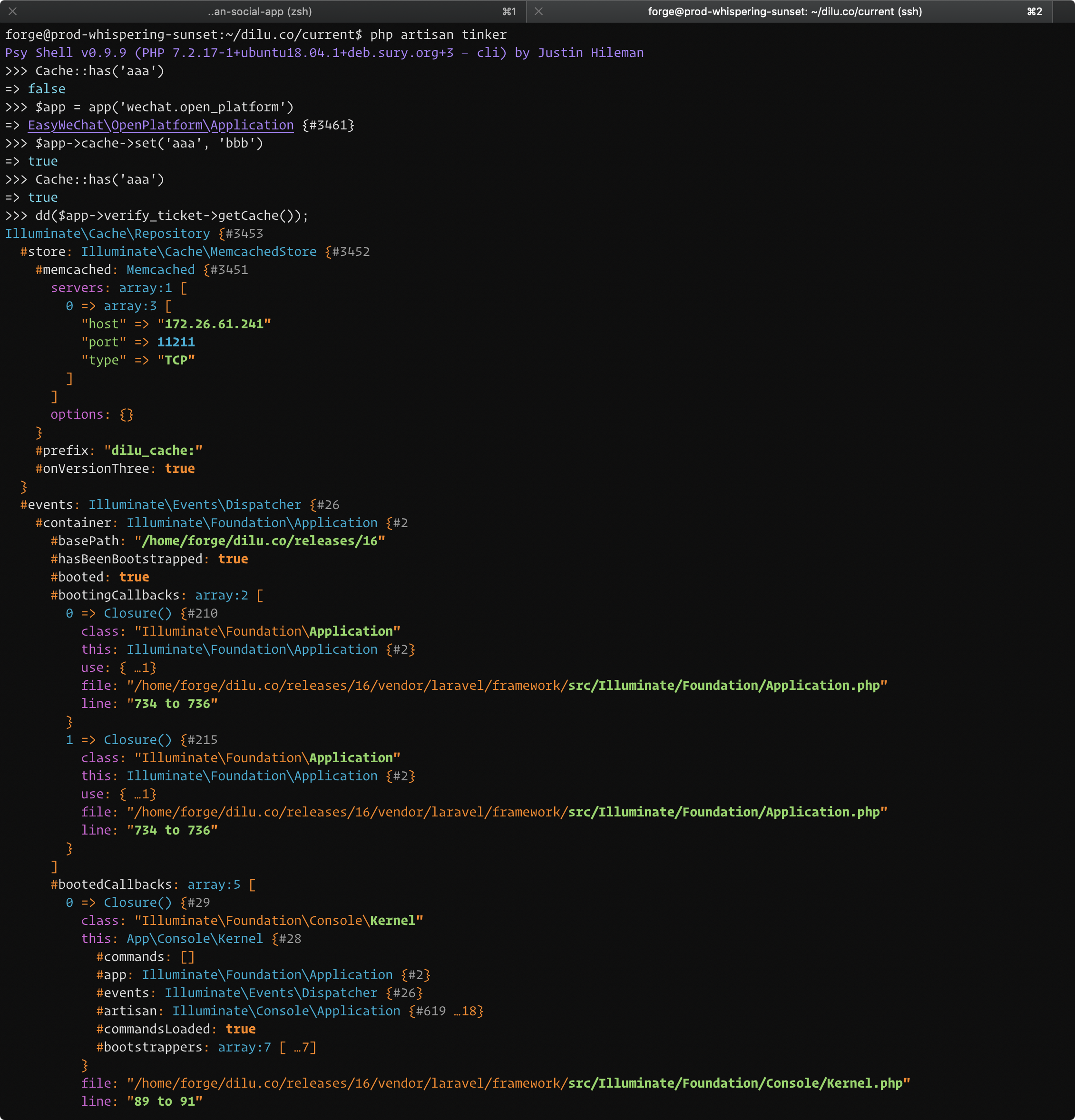 配置项 use_laravel_cache 无用 · Issue #177 · overtrue/laravel-wechat · GitHub