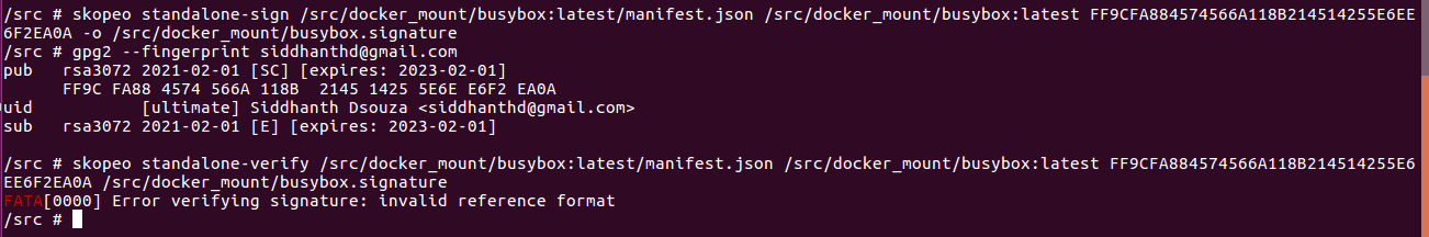 Error verifying signature: invalid reference format · Issue #1182 · containers/skopeo · GitHub