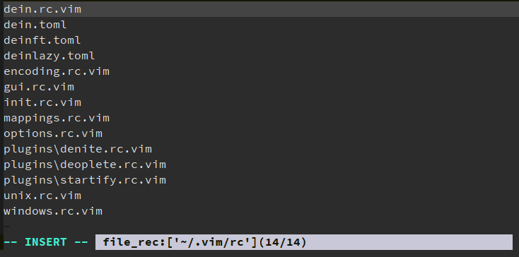 file/rec cause error, but file_rec work · Issue #484 · Shougo/denite.nvim · GitHub