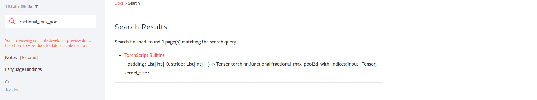 [docs] fractional_max_pool2d documentation is not available on documentation site · Issue #51708 ...