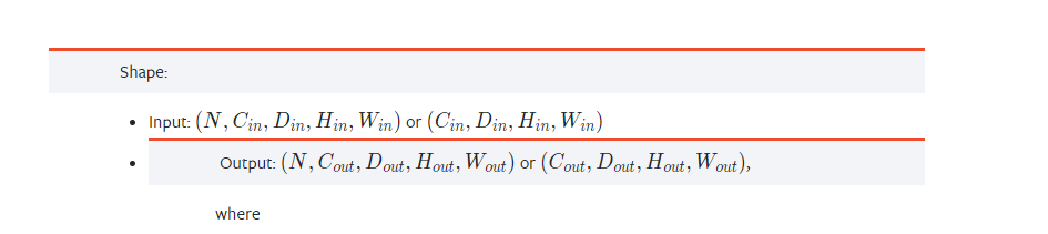 conv3d : weird formatting in doc · Issue #72501 · pytorch/pytorch · GitHub