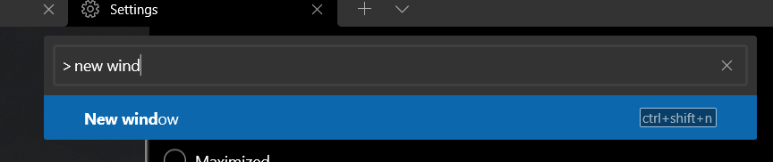 Add "New Window" option to "Open a new tab" menu · Issue #11782 ...
