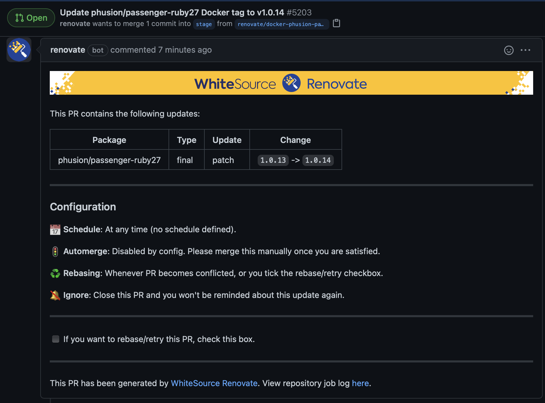 Release rel-1.0.14 version · Issue #311 · phusion/passenger-docker · GitHub