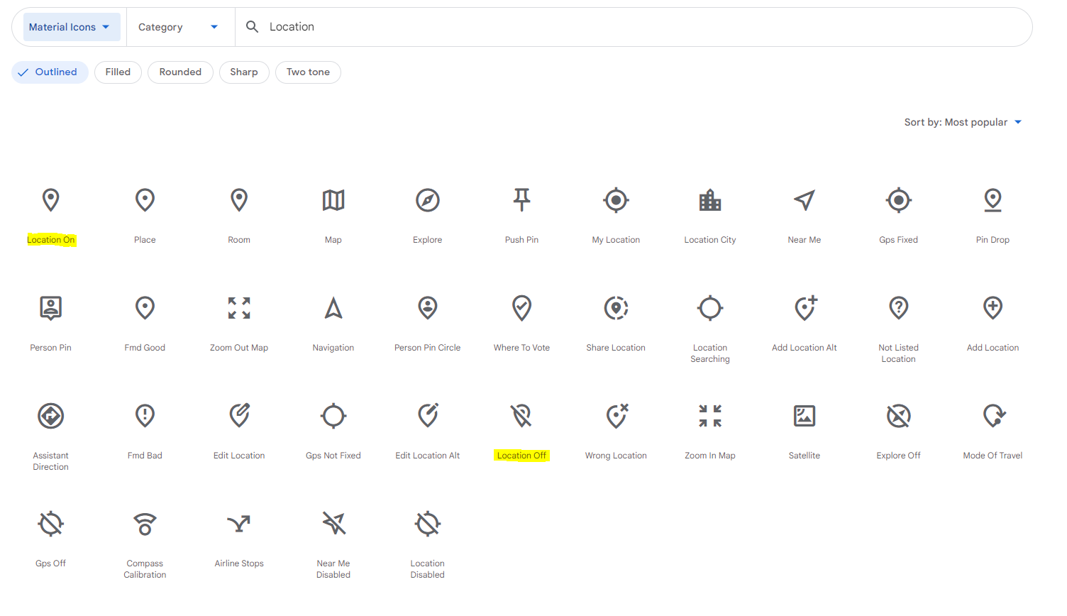 Location On - Material Symbols · Issue #1341 · google/material-design-icons · GitHub