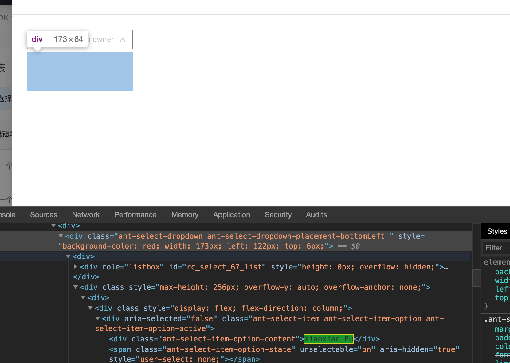 Drawer组件中使用Select组件，下拉框会被隐藏 · Issue #343 · ant-design/pro-table · GitHub