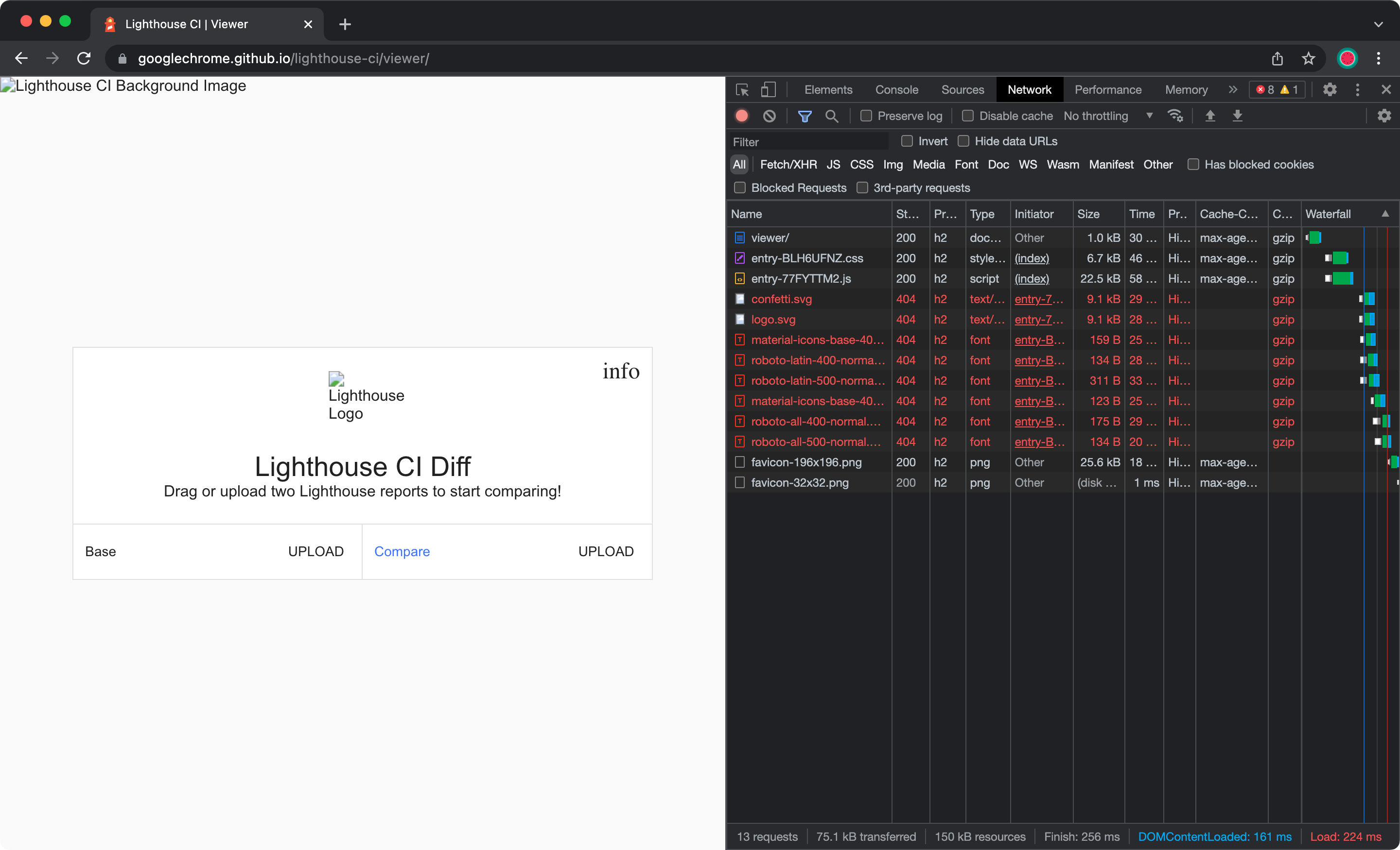 Fonts and Images not loading (404s) · Issue #757 · GoogleChrome/lighthouse-ci · GitHub