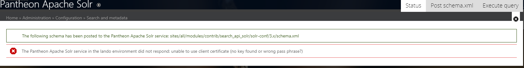 Windows 10: Pantheon + Drupal 7 Solr not connecting · Issue #1348 · lando/lando · GitHub
