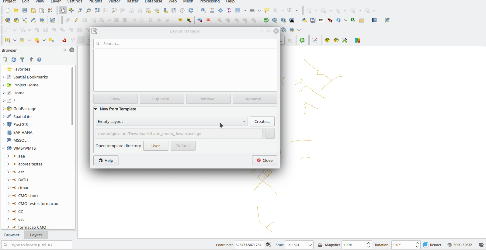 Attribute Table In Print Layout Doesnt Restore When Layout Is Created