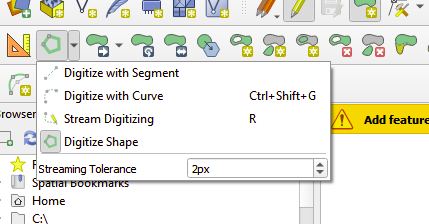 QGIS crashes when clicking "digitize shape" · Issue #49661 · qgis/QGIS · GitHub