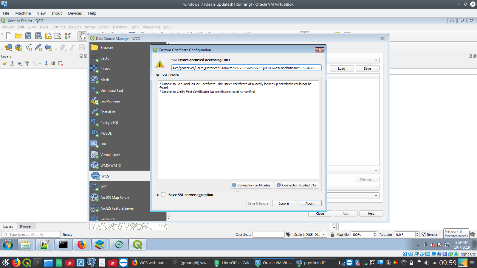 WCS with bad certificate not handled correctly · Issue #31922 · qgis/QGIS · GitHub