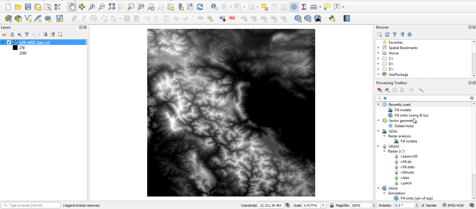 Errors for DEM terrain analysis · Issue #33920 · qgis/QGIS · GitHub
