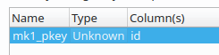 [DB-Manager] primary key of postgresql table not recognized on the Info tab · Issue #34885 ...