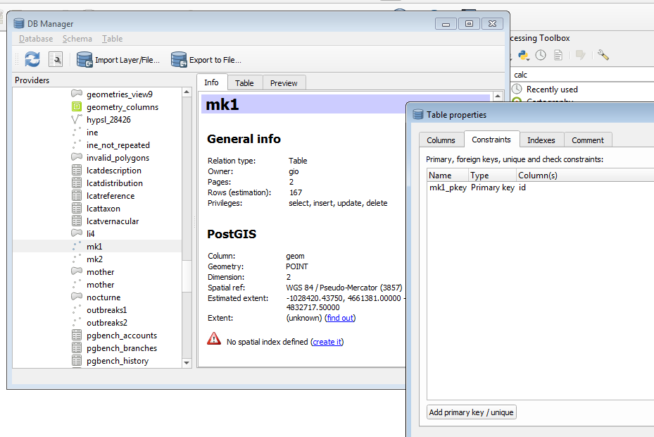 [DB-Manager] primary key of postgresql table not recognized on the Info tab · Issue #34885 ...