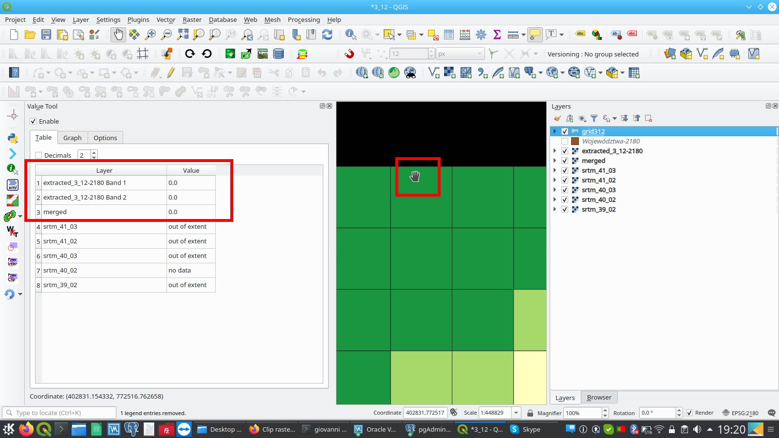 Clip raster by mask layer gives different results in different versions · Issue #34929 · qgis ...