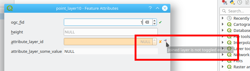 Joined Tables Cannot Be Edited Even If The Editable Join Layer Option Is Checked · Issue