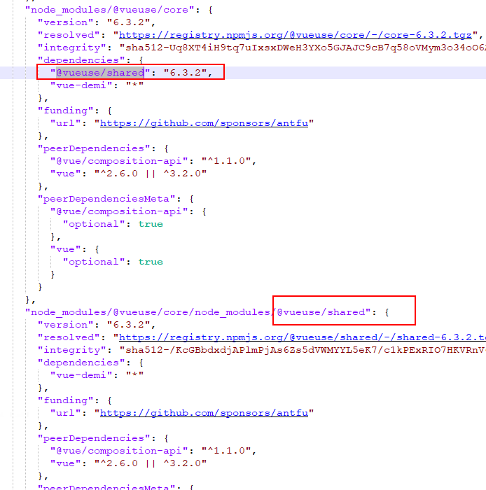 vue-vben-admin20210911版run dev提示缺少依赖@vueuse/shared · Issue #1190 · vbenjs/vue-vben-admin · GitHub
