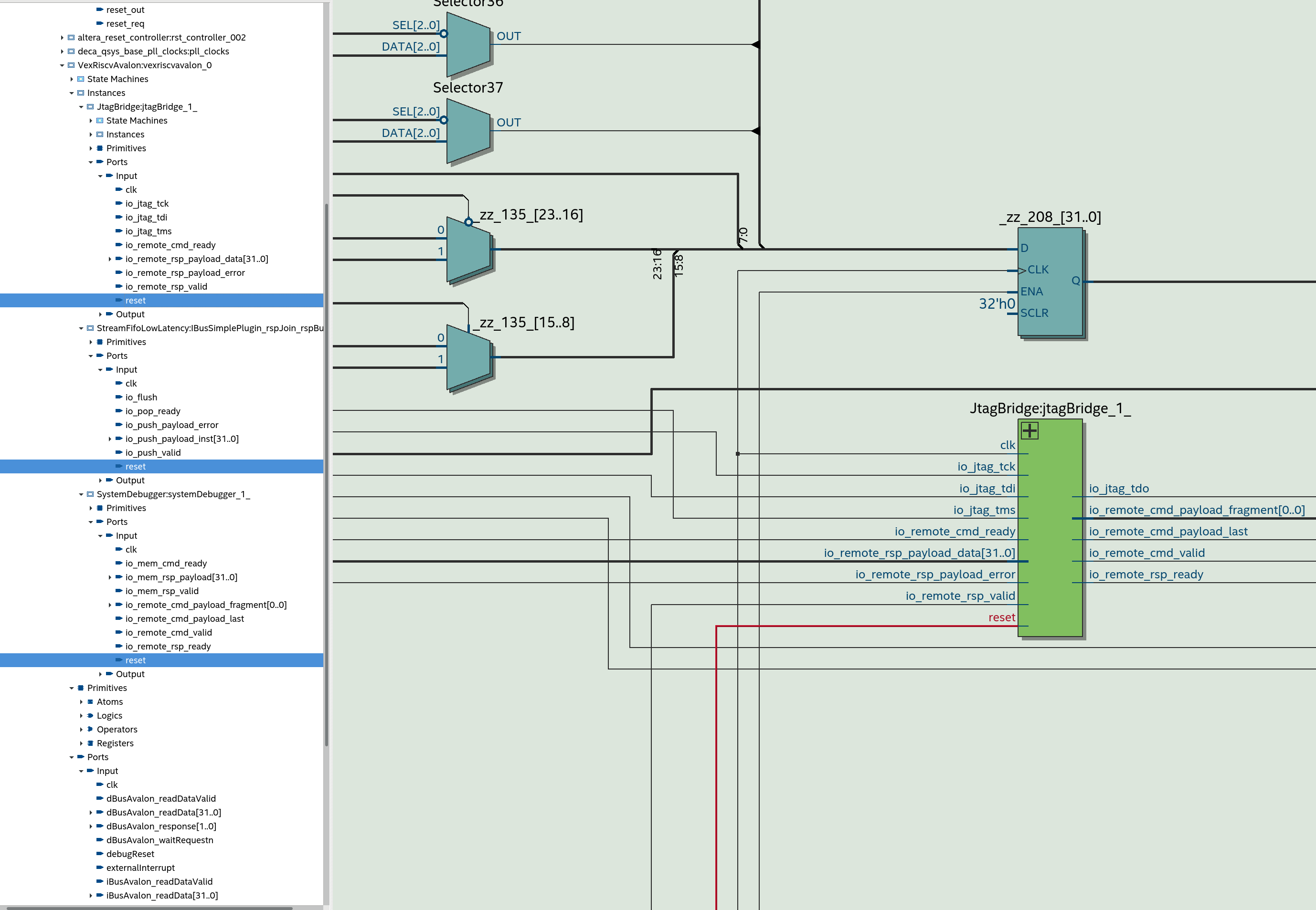 JTAG/Reset Lock Up (Avalon) · Issue #48 · SpinalHDL/VexRiscv · GitHub