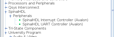 QSys Interrupts, Component Metadata · Issue #172 · SpinalHDL/SpinalHDL · GitHub