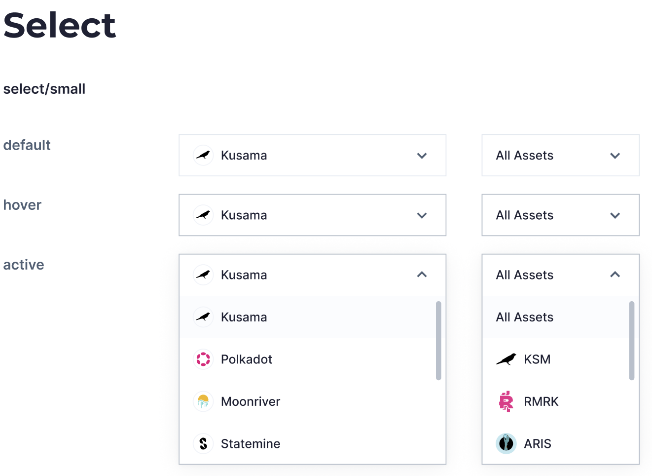 ui: select component, dropdown replacement · Issue #567 · opensquare-network/paid-qa · GitHub