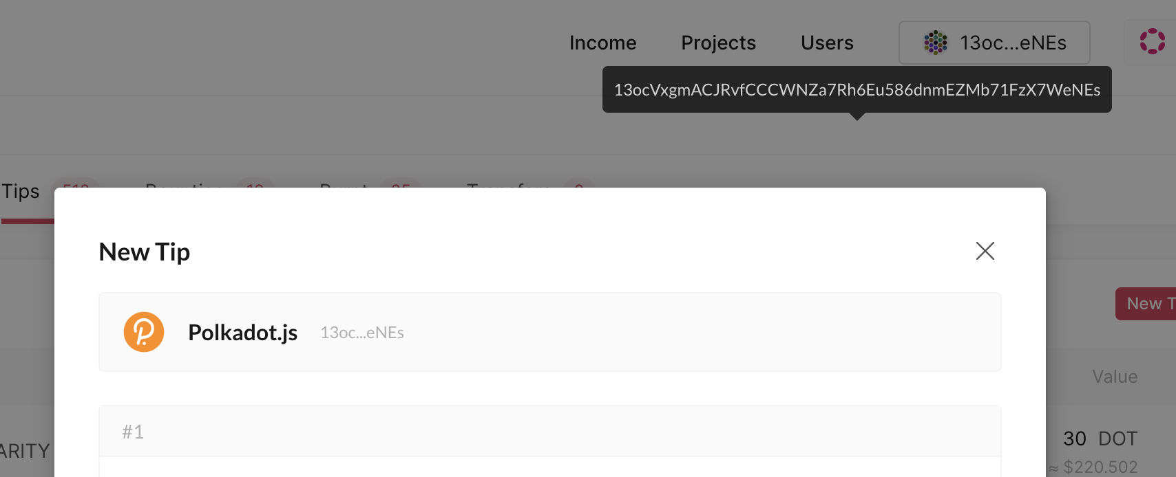 new tip modal tooltip position error · Issue #1037 · opensquare-network/dotreasury · GitHub