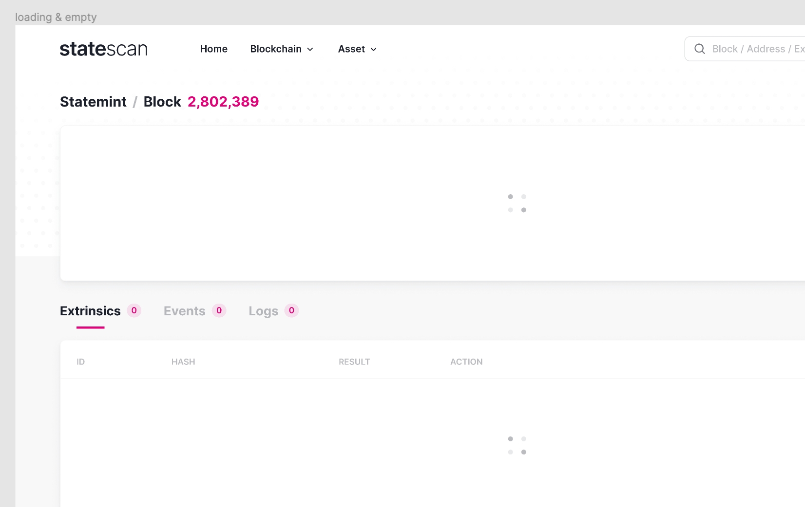 Page Detail Loading · Issue 403 · Opensquare Networkstatescan V2 · Github 