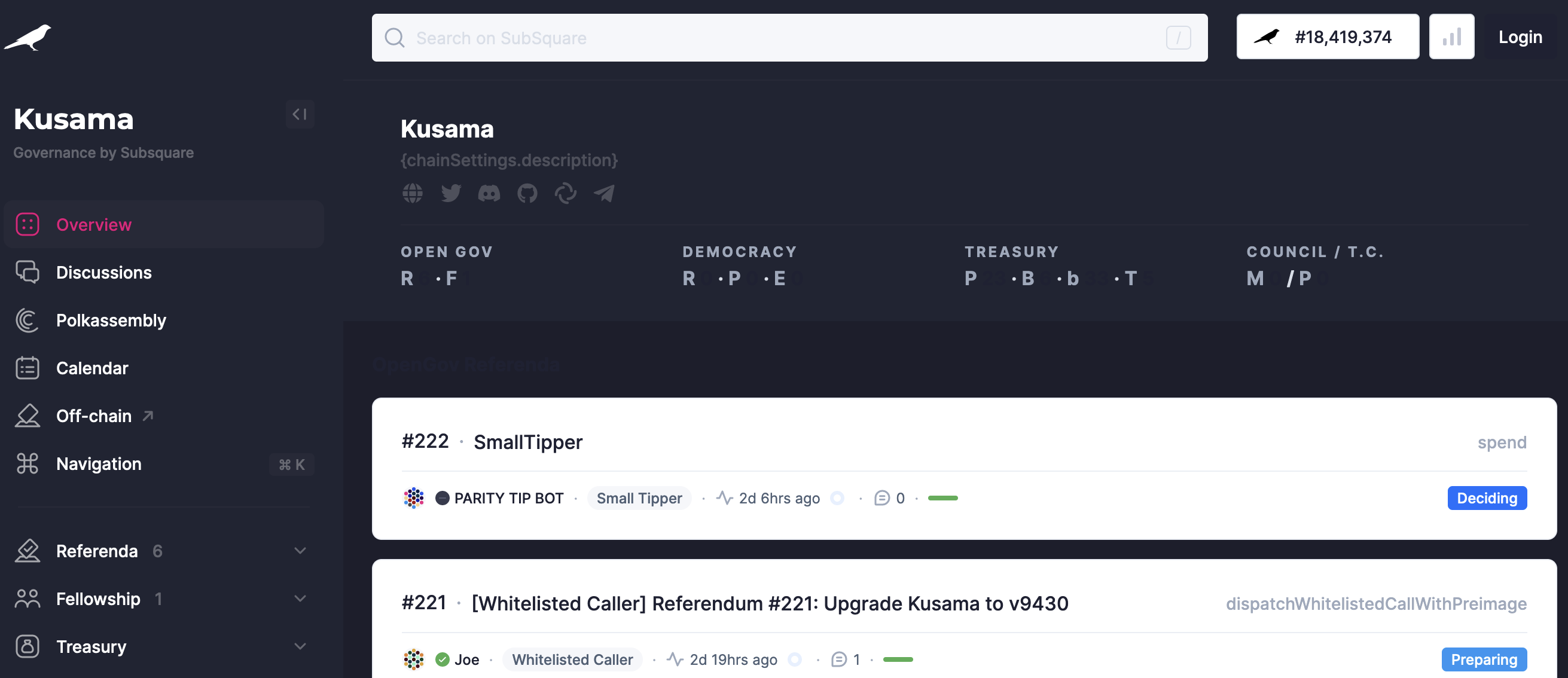 v2, dark mode, some colors did not update · Issue #3012 · opensquare-network/subsquare · GitHub