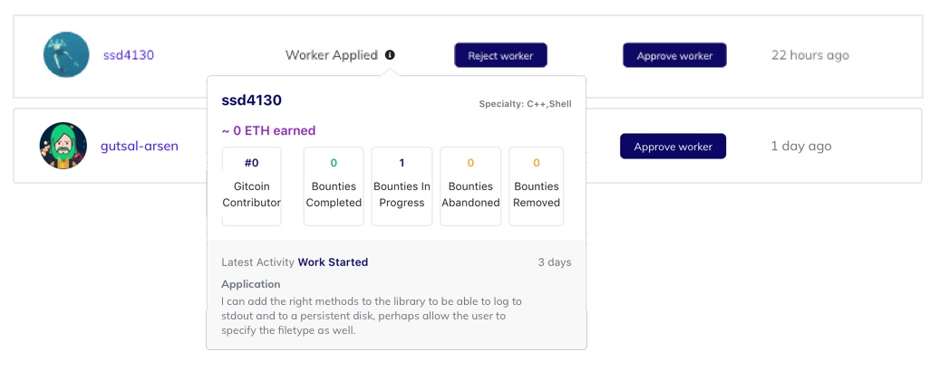 Applications On Gitcoin · Issue #4386 · gitcoinco/web · GitHub