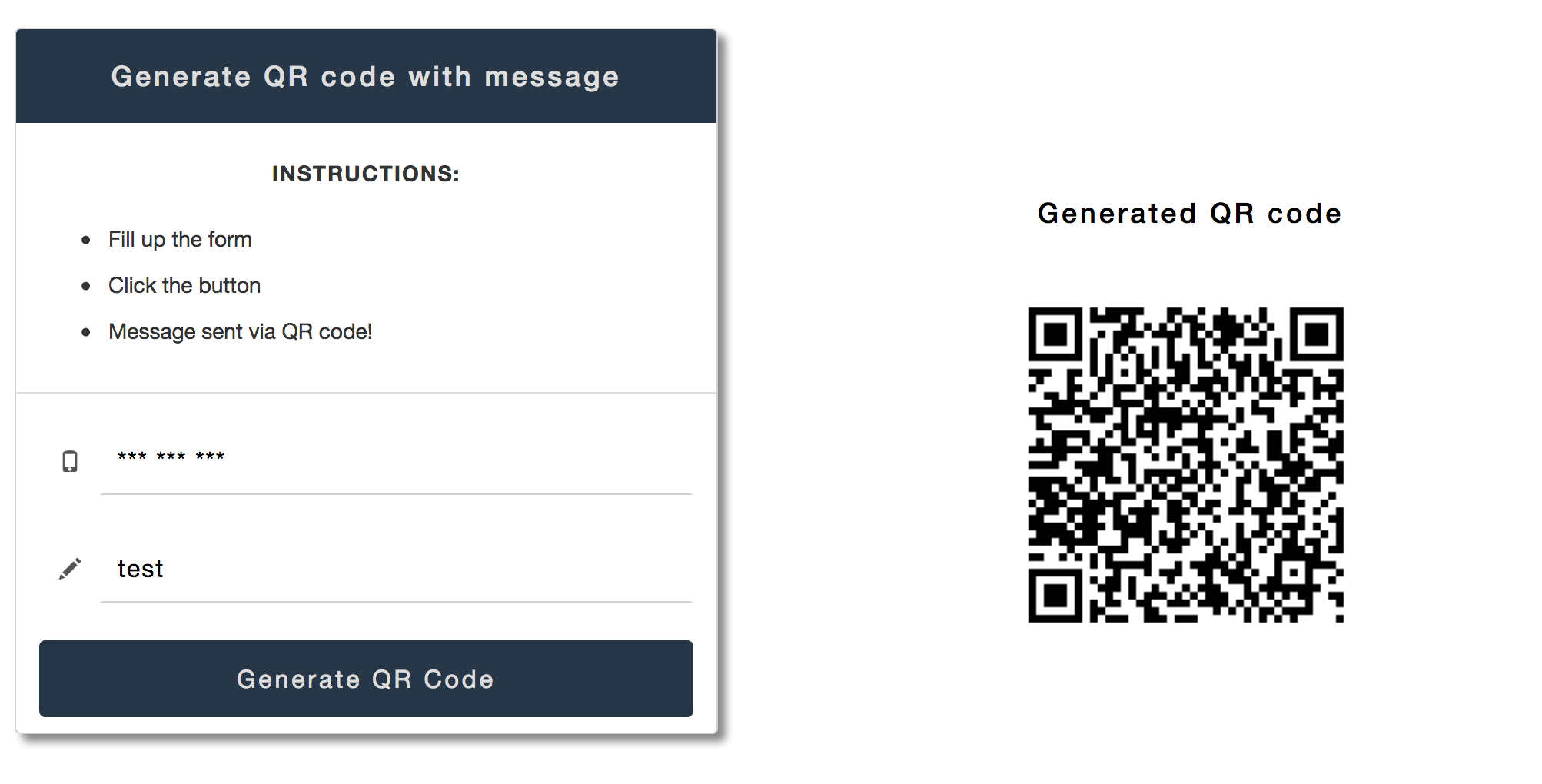 GitHub - kasiap19/api-QRcode: Sending SMS via QR code. Project is build ...