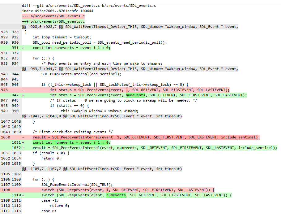 [BUG] SDL_WaitEvent isn't safe when event param is NULL · Issue #6893 · libsdl-org/SDL · GitHub
