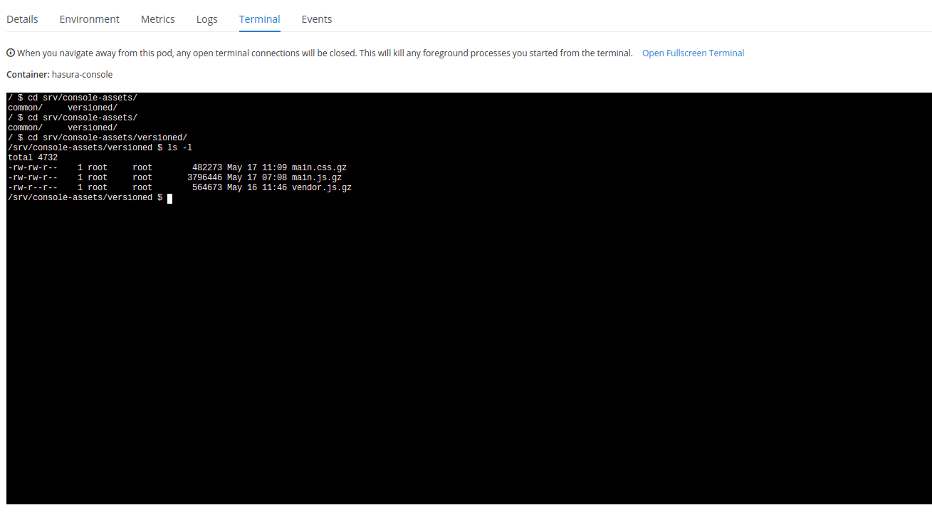 Ability to change assets like main.css.gz · Issue #2213 · hasura/graphql-engine · GitHub