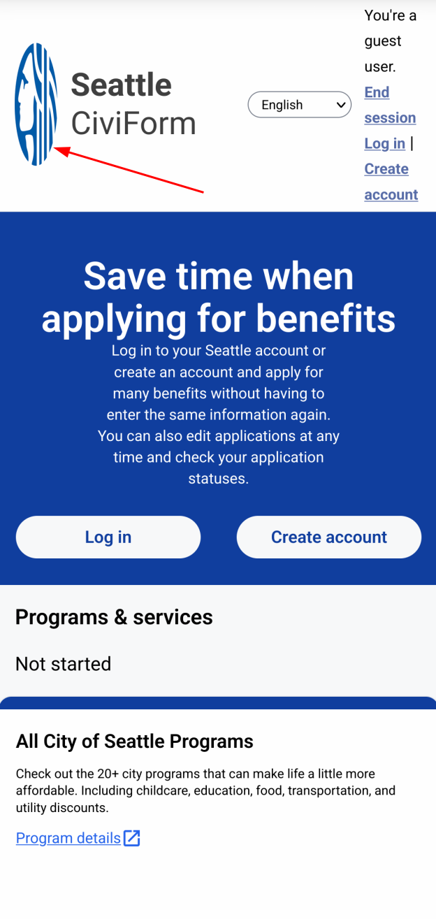 Civic Entity Logo in Header Stretches on Mobile Screen Widths · Issue #4796 · civiform/civiform ...