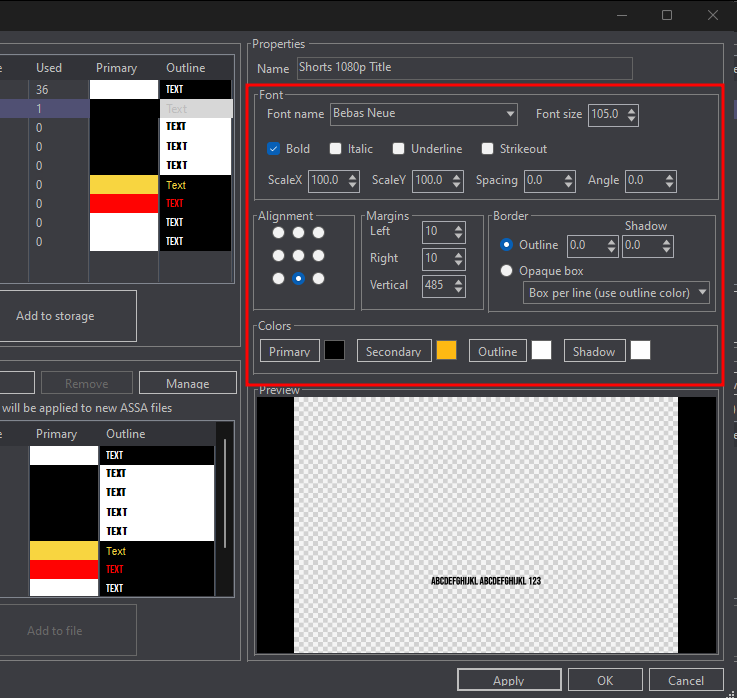 [Suggestion] Automatically apply values when changing ASSA styles (could work for other ...