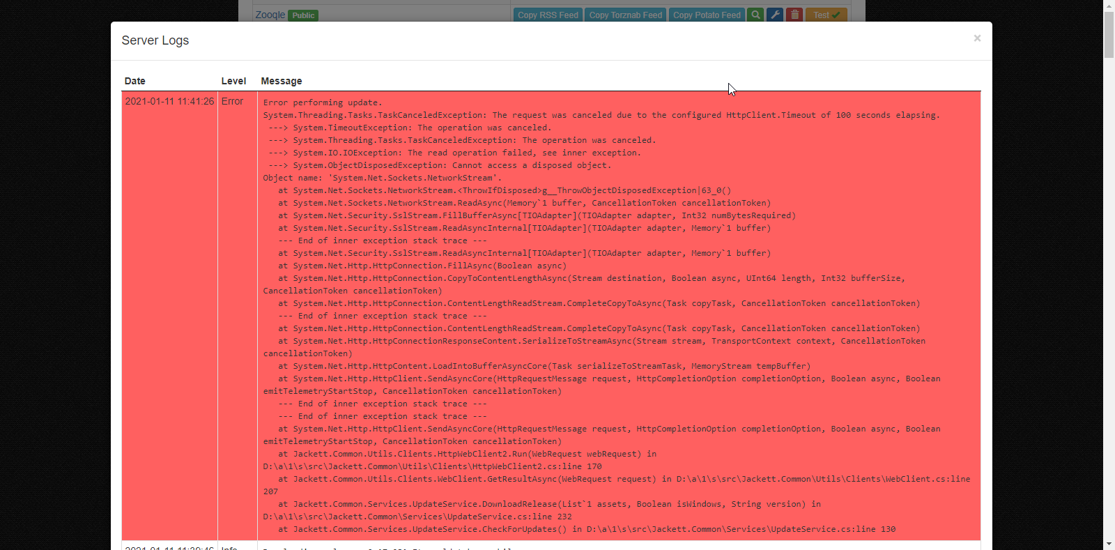 error update jacket in windows 10 · Issue #10785 · Jackett/Jackett · GitHub