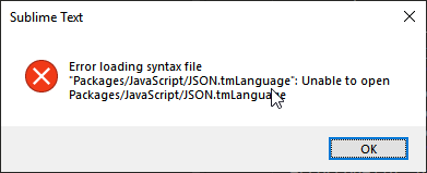 Error loading syntax file "Packages/JavaScript/JavaScript.sublime-syntax" · Issue #17 ...