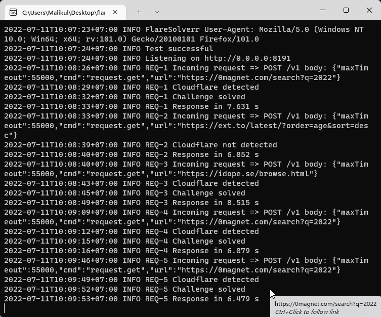 [0magnet] (testing) Exception (0magnet): The cookies provided by ...