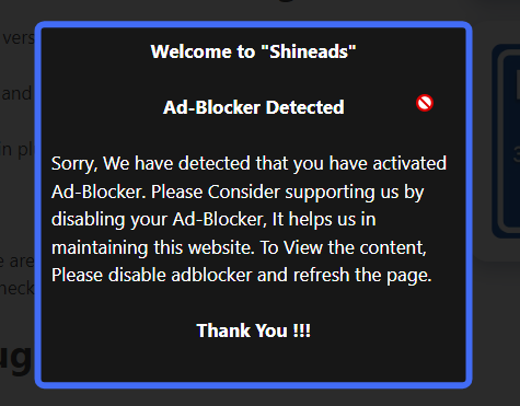 shineads.in: detection · Issue #15417 · uBlockOrigin/uAssets · GitHub