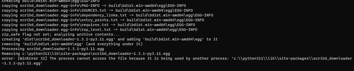 Downloader Won't Even Install · Issue #9 · Phoenix124/scribd-downloader · GitHub