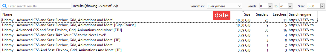 add column time (date) on search result · Issue #502 · c0re100/qBittorrent-Enhanced-Edition · GitHub
