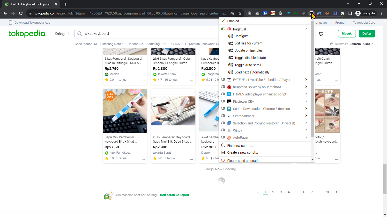 pagetual: tokopedia.com · Issue #455 · hoothin/UserScripts · GitHub