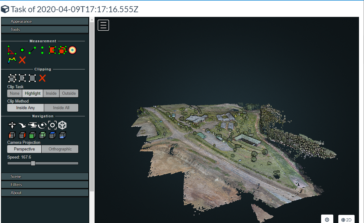 Task Completed, but no pointcloud in potree viewer · Issue #791 · OpenDroneMap/WebODM · GitHub