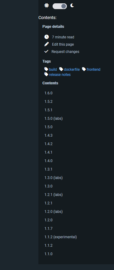 TOC depth should be customizable · Issue #18190 · docker/docs · GitHub