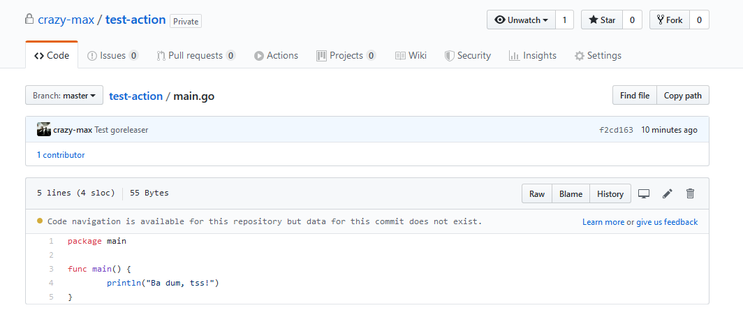 "failed to build for" error only in Github Action · Issue #40 · goreleaser/goreleaser-action ...